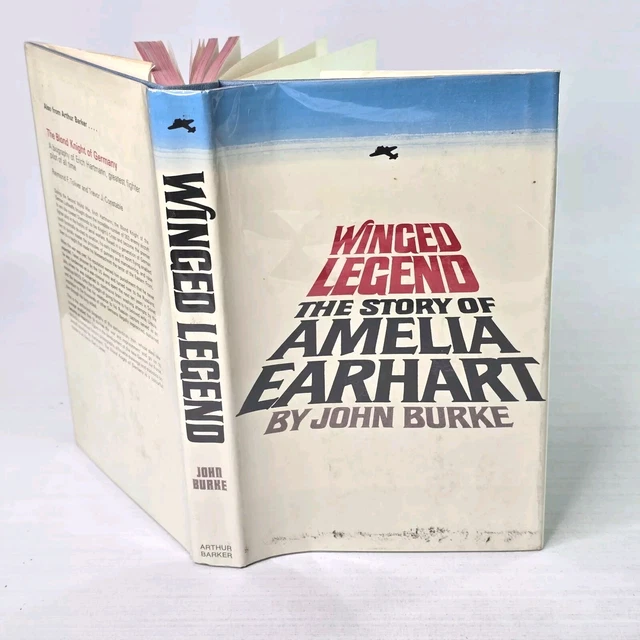 WINGED LEGEND THE Story of Amelia Earhart John Burke HC 1971 Biography ...