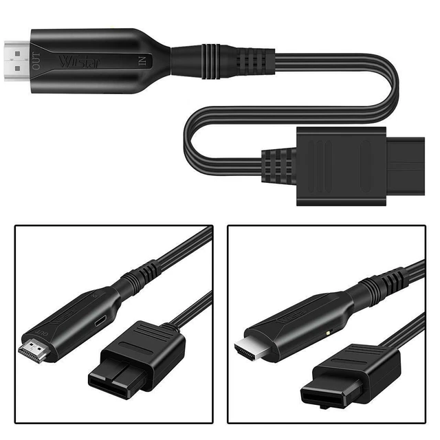 HD1080P N64 TO HDMI-compatible converter HD Link Cable For N64 SNESD5 £ ...