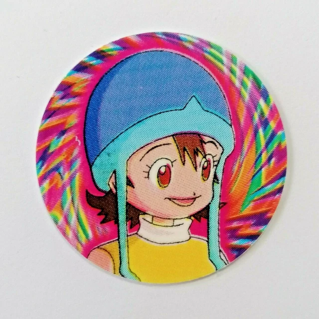 TAZO DIGIMON #03 SORA TAKENOUCHI 2000 PERU South America Pogs Tap Toei ...