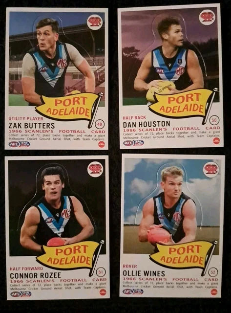 2024 AFL TEAM Coach Card. Set 4 Scanlens Retro 1966. Port Adelaide ...