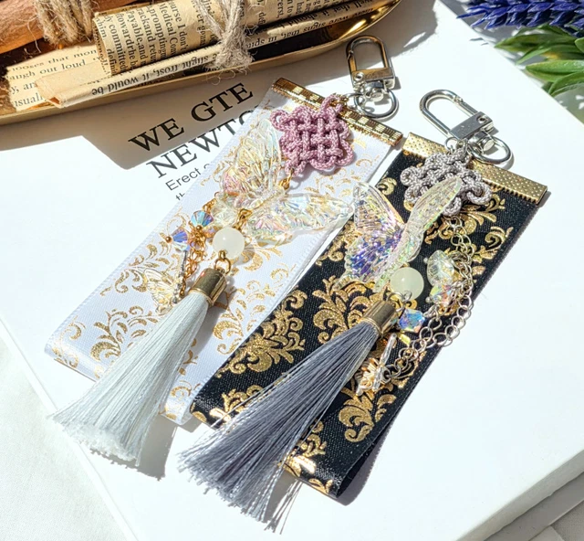 KOREAN NORIGAE HANBOK Traditional Tassel Knot Keyring Keychain Charm ...