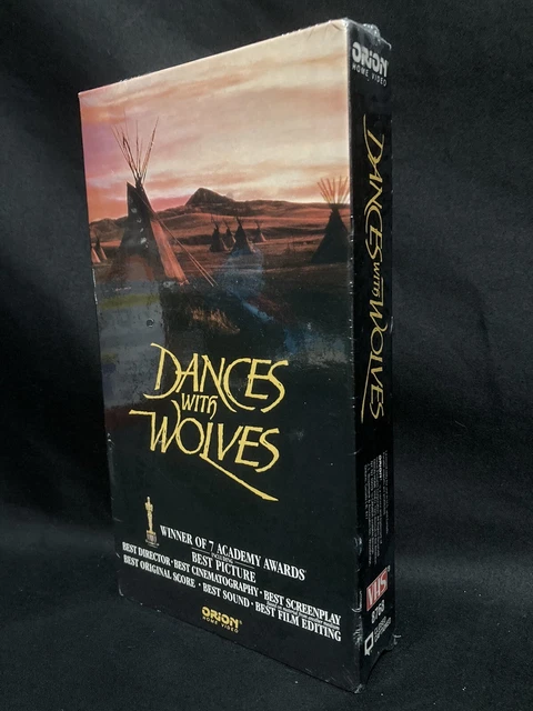 DANCES WITH WOLVES VHS Kevin Costner 1990 Hi-Fi Stereo Brand New Sealed ...