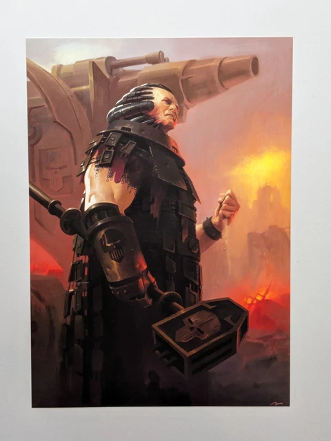 PERTURABO, PRIMARCH OF the Iron Warriors, Warhammer 40k, Art, A3, Horus ...