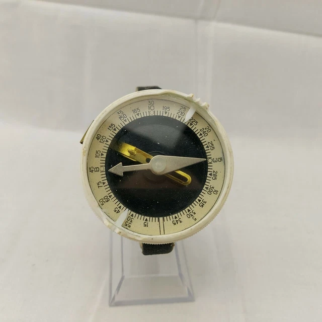 VINTAGE RUSSIAN ARMY COMPASS Adrianov Soviet Tourist Wrist Leather ...