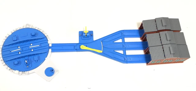 THOMAS & FRIENDS Trackmaster Tomy Blue Train Track Turntable Tidmouth ...