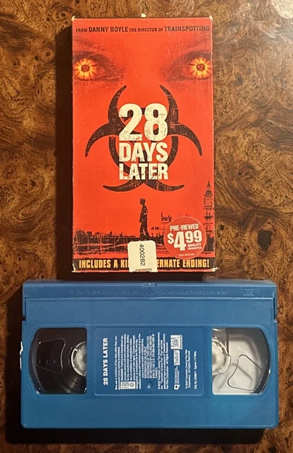 28 DAYS LATER VHS - Alternate Ending BLUE BLOCKBUSTER COPY - £41.45 ...