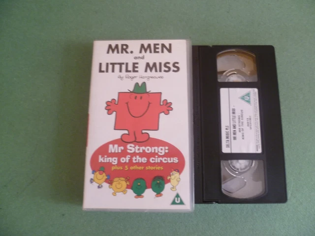 MR MEN - Mister Strong: King Of The Circus And Five Other Stories (VHS ...