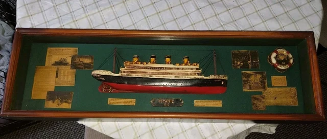 HISTORIC TITANIC 1912 Ships Model Memorabilia Diorama £250.00 - PicClick UK