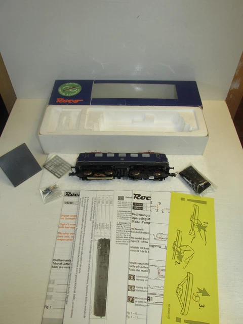 ROCO 69659 DIGITAL Spur H0 Elektrolokomotive der DB mit BN E41 062 OVP ...