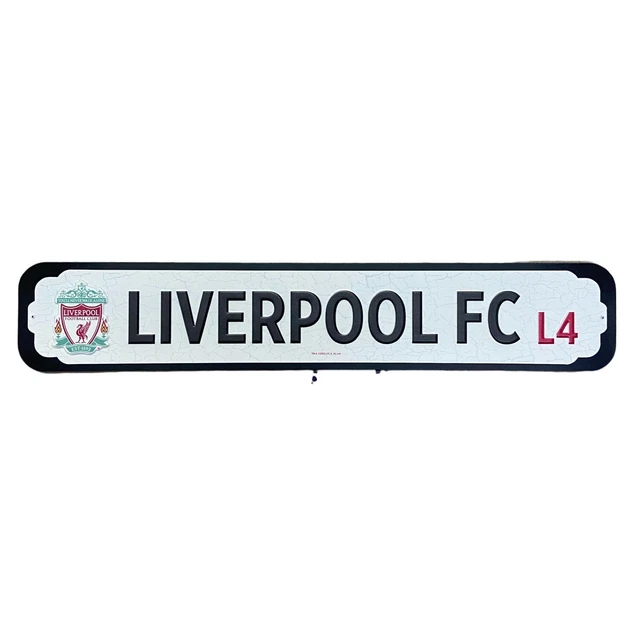 LIVERPOOL FC OFFICIAL Deluxe Stadium Crest Sign 65 x 12cm LFC Gift £15. ...