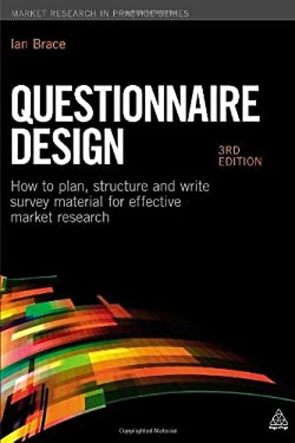 QUESTIONNAIRE DESIGN: HOW To Plan, Structure Et Write Survey de Ma EUR ...