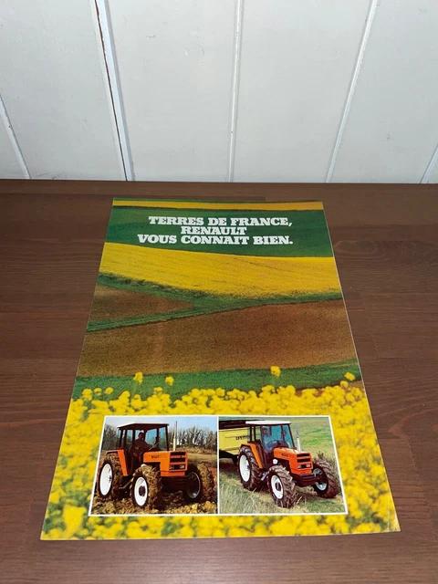 BROCHURE PROSPEKT PROSPECTUS TRACTEUR RENAULT SERIE S tractor-traktor-john deere EUR 7,99 ...