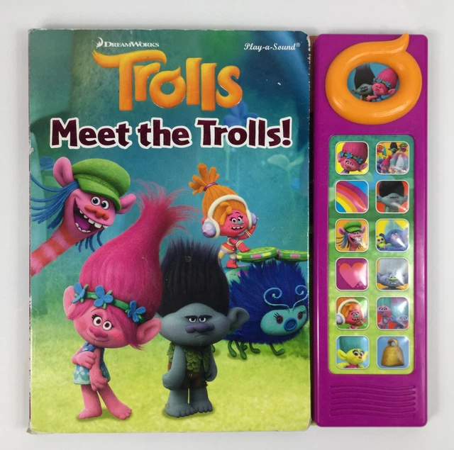 DREAMWORKS TROLLS MEET The Trolls Play A Sound Book 2016 $34.95 ...