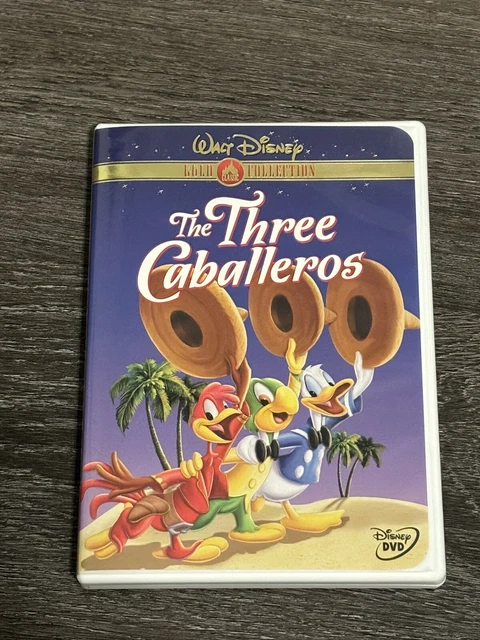 THE THREE CABALLEROS (1944) DVD 2000 Walt Disney Gold Collection ...