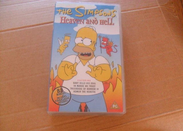 THE SIMPSONS HEAVEN And Hell (1998) VHS Video tape £2.00 - PicClick UK