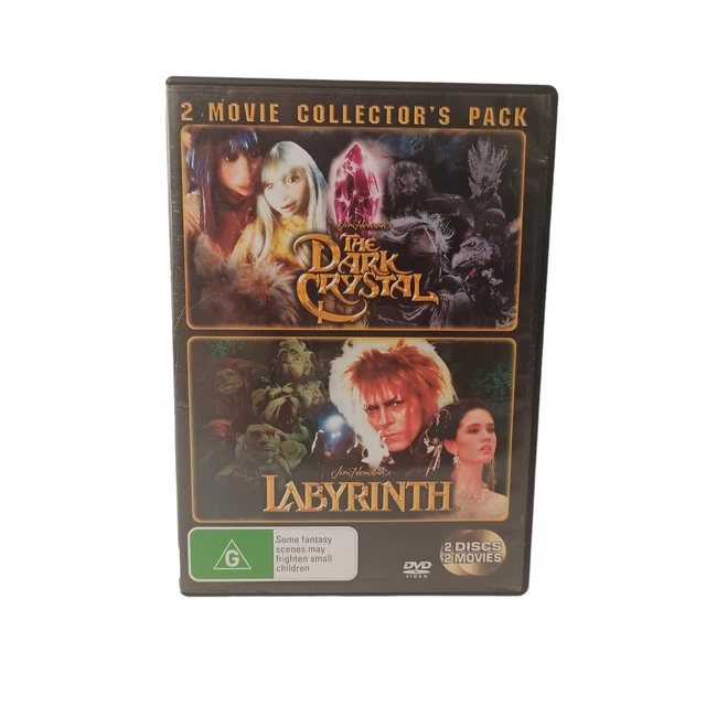 LABYRINTH & DARK Crystal DVD Children Fantasy Adventure Kids Creatures ...
