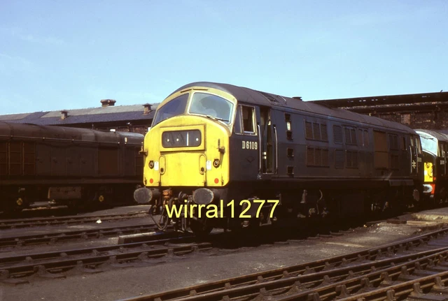 ORIGINAL RAILWAY SLIDE Class 21 D6109 at Eastfield 07.67 £35.00 ...