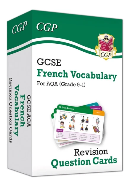 GCSE AQA FRENCH vocabulary flashcards £6.00 - PicClick UK