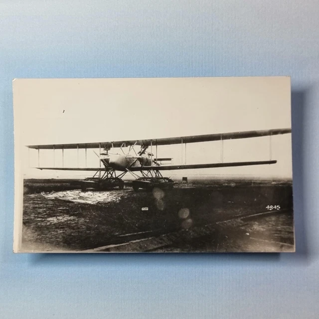 WW1 MILITARY AIRCRAFT Postcard C1930 Real Photo Gotha Wd27 German ...