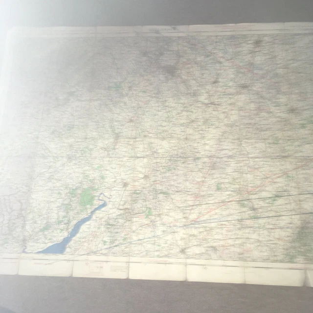 OS MILITARY, SHEET 5 RAF (WAR) WW2 MAP OF MIDLANDS AND WALES 94 ...