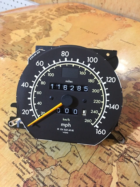 MERCEDES BENZ W124 Dash Instrument Cluster Speedo Unit Oem £55.37 ...