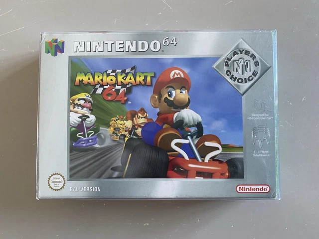 MARIO KART 64, Nintendo 64, N64, Player’s Choice, PAL, CIB With ...