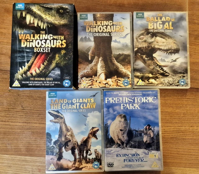 DINOSAUR DVDS- THE Walking With Dinosaurs Boxset & Prehistoric Park DVD ...