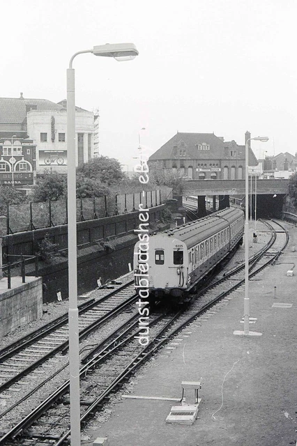 RAILWAY NEGATIVE: 2-EPB Emu 6325 @ Stratford North London Line 1985 £4. ...