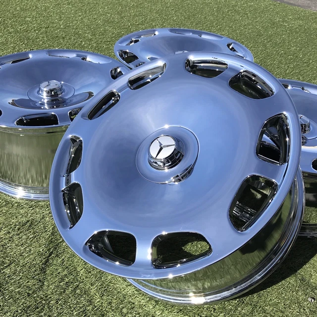 20& MERCEDES S-CLASS s600 s560 s580 Maybach Rims Wheels OEM Chrome set ...