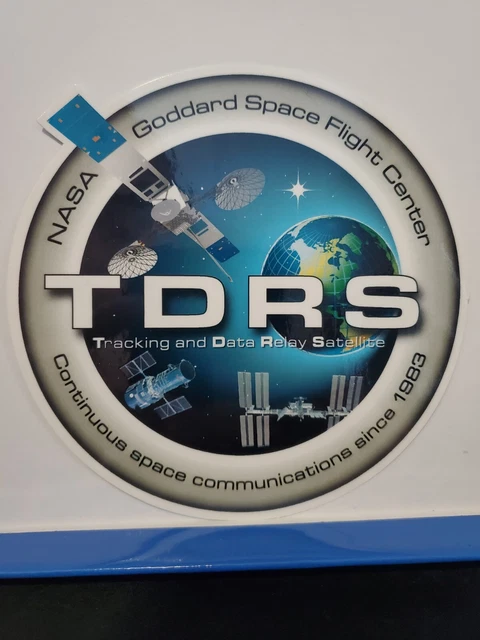 NASA GSFC TDRS Tracking & Data Relay Satellite STICKER Space Travel $3. ...