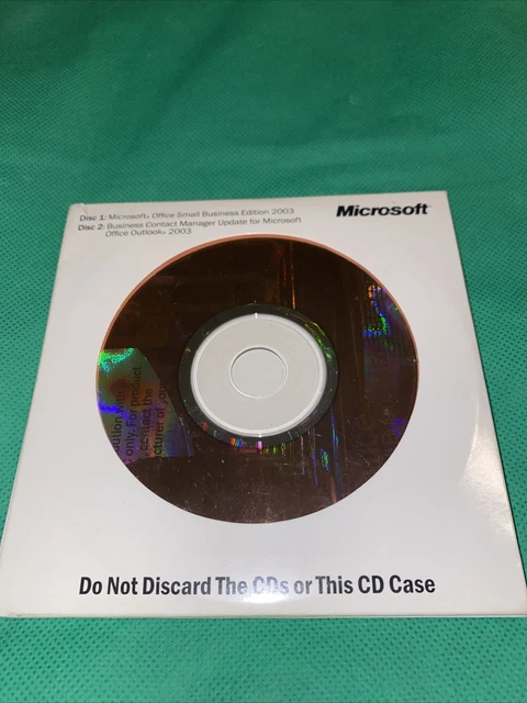MICROSOFT OFFICE 2003 SBE With BCM+Product Key SB5 $20.00 - PicClick