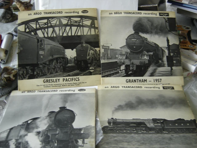 RAILWAYANA 4 ARGO Transacord Recordings Gresley Pacifics -Grantham 1957 ...