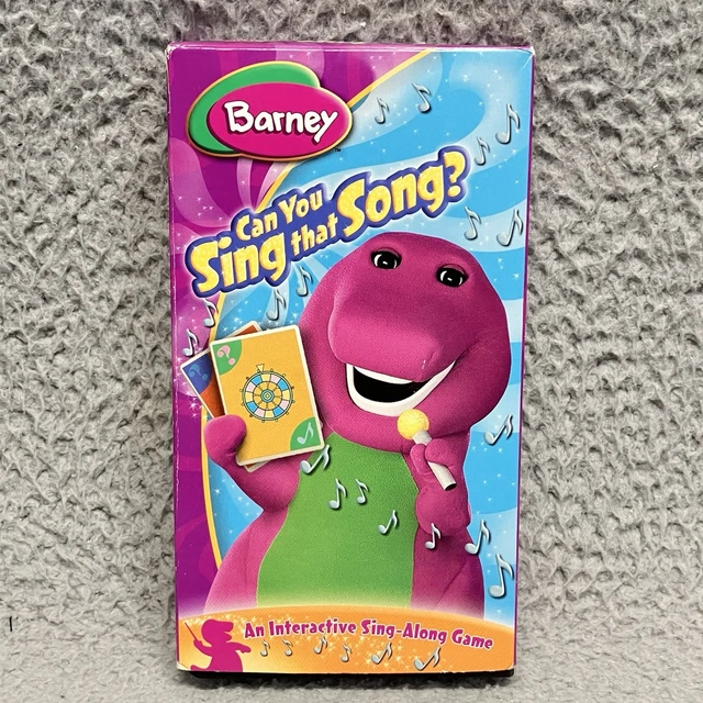 BARNEY - CAN You Sing That Song (VHS) Interactive Sing A Long Game £41. ...