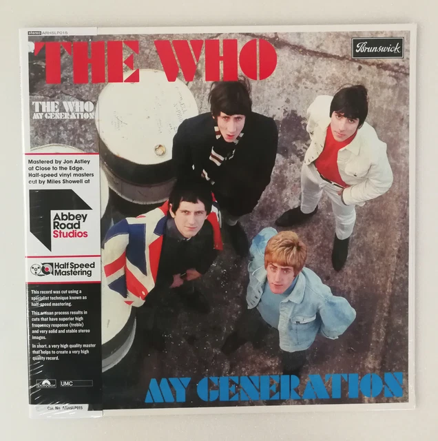 12 & LP Vinyl the Who My Generation half Speed Mastered - BE030 $101.71 ...