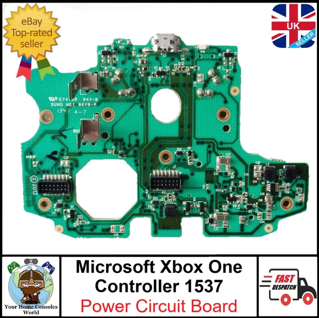 MICROSOFT XBOX ONE Controller PCB Button Power Circuit Board Model 1537 ...