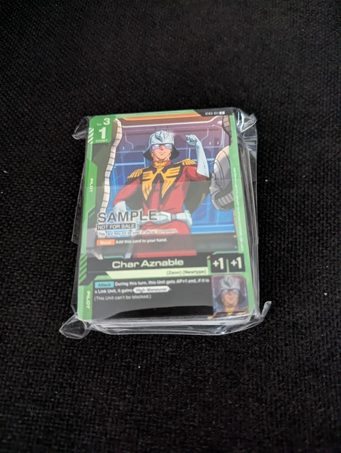 GUNDAM CARD GAME Demo Deck | Gamescom 2025 | Char Aznable Promo | NEW ...