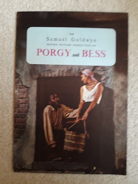 PORGY & BESS Film Brochure Press Release Booklet Sidney Poitier Sammy ...