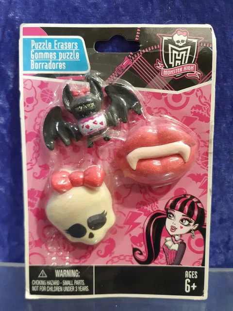 FASHION ANGEL MONSTER High Puzzle Erasers 2010 MOC Draculaura #2532 $15 ...