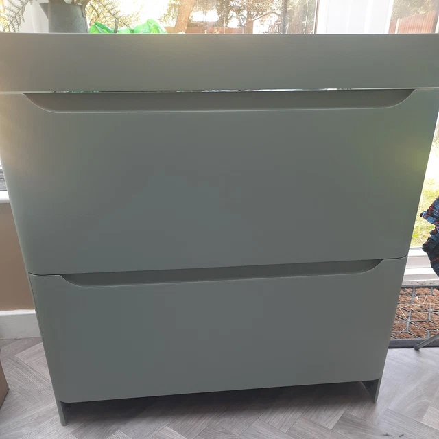 WICKES MALMO REED Green Freestanding J Pull Vanity Unity 800mm £104.67 ...