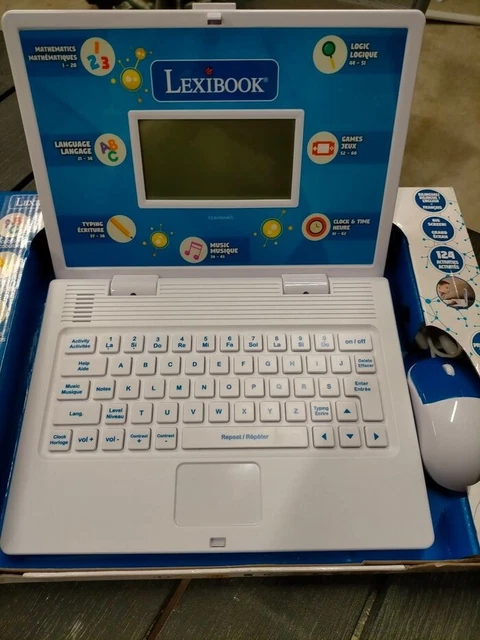 ORDINATEUR ÉDUCATIF LEXIBOOK BILINGUE - 124 ACTIVITÉS FRANÇAIS-ANGLAIS ...