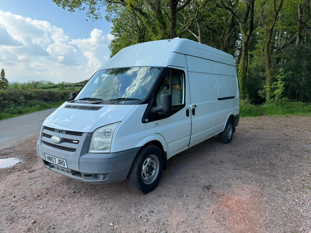 FORD TRANSIT MK7 lwb hi top 88000 12 mot pto compressor generator tyre ...