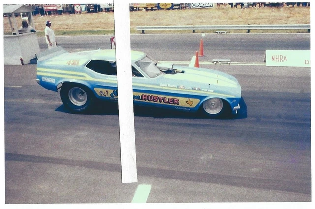 1970S NHRA DRAG Racing-"Houston HUSTLER" Mustang Funny Car-Former "L.A ...