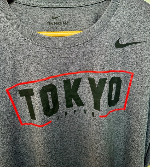 NIKE MEN'S LEGEND Dri-Fit TOKYO, JAPAN 🇯🇵 Long Sleeve White Men's XXL ...