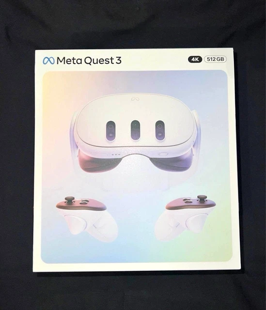 META QUEST 3 Standalone VR Headset 512GB 4k Virtual Reality Brand New ...