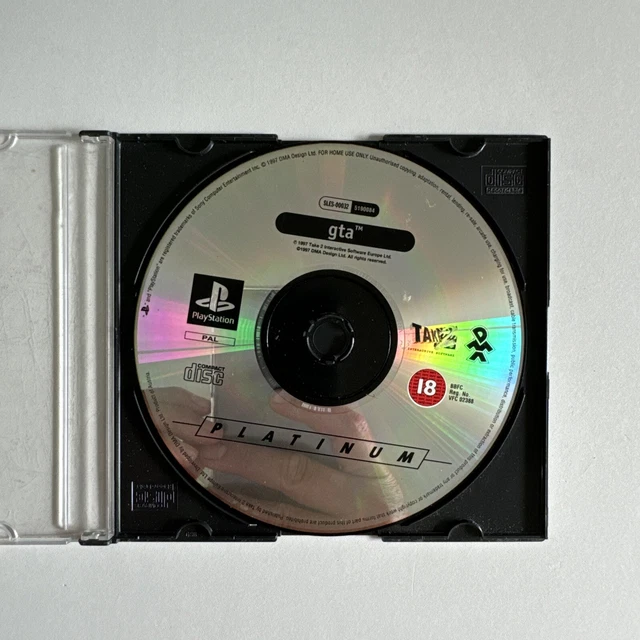 GRAND THEFT AUTO 1 GTA Platinum (PS2 PlayStation 2 PAL) Disc Only $21. ...