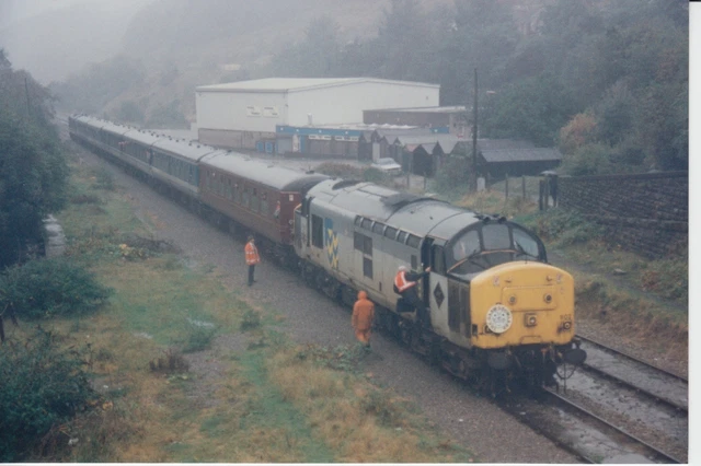RAILWAY PHOTOGRAPH CLASS 37 37902 37427 at Pontycymer 07/10/95 £1.50 ...