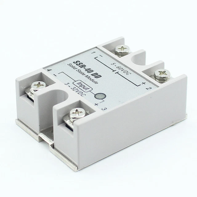 SOLID STATE RELAY SSR-10/20/25/30/40/50/60/75/80/90/100DD 3-32VDC 5 ...