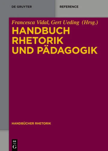 HANDBUCH RHETORIK UND Pädagogik [German] by Vidal, Francesca $431.00 - PicClick AU