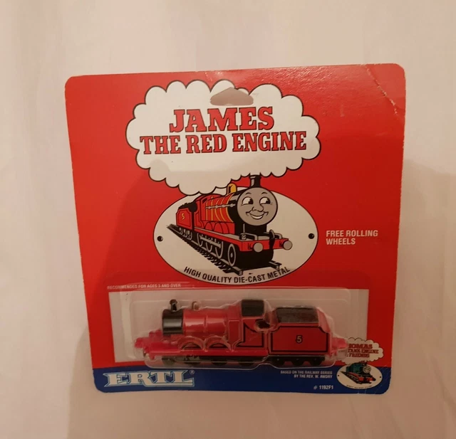 THOMAS & FRIENDS ERTL PAPER FACE JAMES NEW & SEALED 1984 RARE CLOUD ...