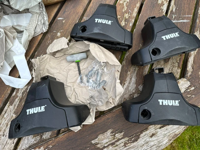 THULE 754 RAPID System Roof Rack Foot Pack with Torque key-Set Of 4 £15 ...